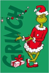 Jerry Fabrics Mikroflanelová deka Grinch Presents 100x150 cm