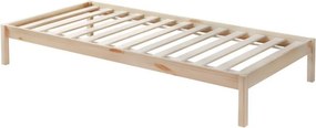 Montessori patrová postel 90x200 s přistýlkou, přírodní, VENITA TYP 1 Kondela 0000396837