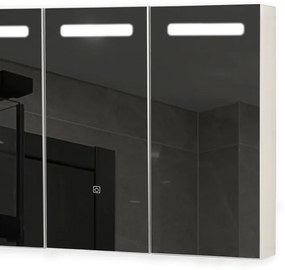 Miadomodo 89220 MIADOMODO Zrcadlová skříňka s LED osvětlením, 90 x 65 cm