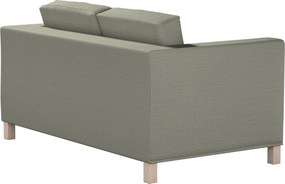 Potah na pohovku IKEA  Karlanda 2-místná, krátký barva šedá látka pletený vzor