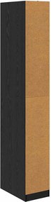Šatní skříň Černý dub 50 x 30 x 200 cm Kompozitní dřevo 3403215