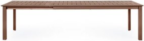 BIZZOTTO Rozkládací zahradní stůl KONNOR 200-300x110 cm hnědý