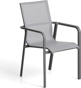 Šedá zahradní židle Canea – Kave Home