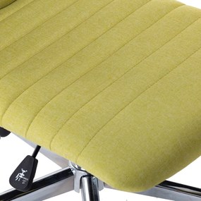 Jídelní židle 6 ks zelené textil,  3056545