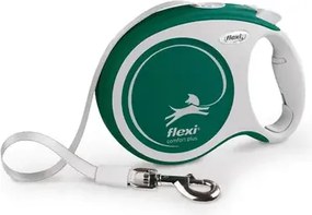 Flexi Comfort Plus L zelená / Vodítko / pásek 8 m / do 50 kg