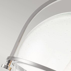 Designové stropní svítidlo koule Elstead Somerset čiré sklo / nikl