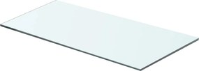 Policové desky 2 ks sklo čiré 60 x 25 cm 3051565