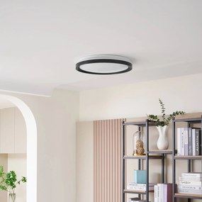 Lindby Smart LED stropní svítidlo Ardena, RGBIC, výška 8,5 cm, Tuya