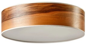 LeuchtNatur Discus stropní svítidlo 55cm ořech evropské provenience