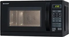Sharp R-642BKW černá / Mikrovlnná trouba / dotykové ovládání / 800 W /