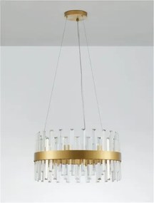 Luxusní lustr Crown 55 zlaté