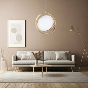 Toolight Toolight, závěsné LED svítidlo 26cm, 4000K, APP1791-CP, zlatá matná, OSW-06068