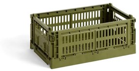 HAY Úložný box Colour Crate S, olive