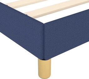 Rám postele bez matrací modrá 120x190 cm textil 3269644