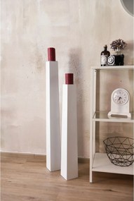 Váza OBELISK, sklolaminát, výška 80 cm, bílá