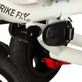 Creative Corner Trike Fix V3 tříkolka 3v1 kočárek kolo 360 otočné volné kolo růžová