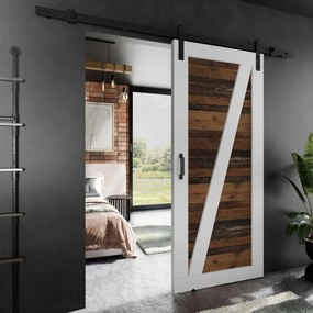 Posuvné dveře LOFT ADIO 3 bílý + old style 90