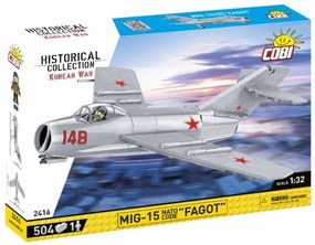 Cobi 2416 Korean War MIG-15 FAGOT, 1:32, 504 kostek