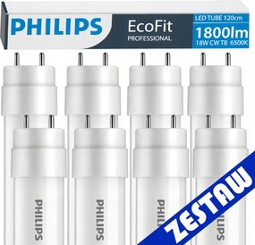 SADA 8 LED trubic Philips 120 cm 17,5W 1800 lm 6500 K 30 000 h EcoFit