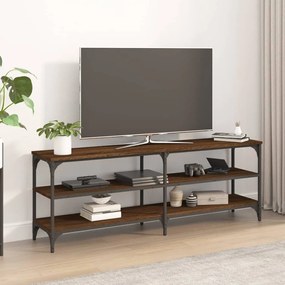 TV skříňka hnědý dub 140 x 30 x 50 cm kompozitní dřevo - Default Title