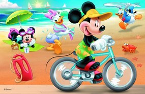 Trefl Minipuzzle 54 dílků Mickey Mouse Disney/ Den s přáteli 4 druhy v krabičce 9x6,5x4cm 40ks v boxu