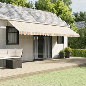 vidaXL Náhradní volán k markýze pruhy 580x20 cm [367797] Barva: Modro-bílá