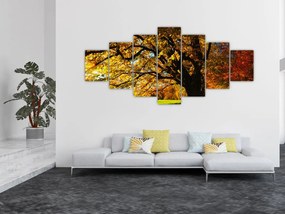 Obraz podzimního stromu (210x100 cm)