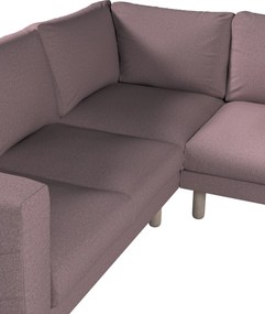 Potah na pohovku IKEA Norsborg rohová 4-místná barva růžová látka pletený vzor