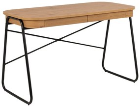 Psací stůl Blueton 120 cm dub divoký/černý