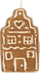 Závěsná ozdoba perníková chaloupka Gingerbread Cott - 4*4*6 cm