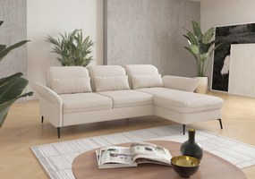XXXLutz ROHOVÁ SEDAČKA, textil, krémová Sit & More - Sedací soupravy - 000144011801