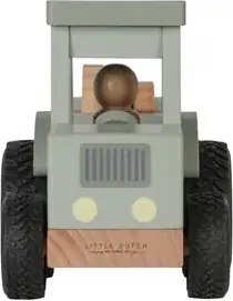 Little Dutch Traktor s přívěsem dřevěný Farma / od 18 měsíců