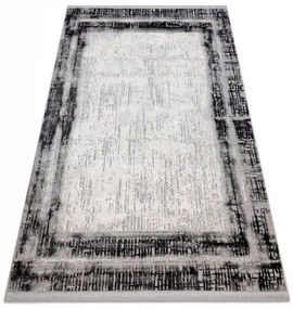 Moderní koberec TULS strukturální, střapce 51235 Vintage, rám antracit velikost 180x270 cm | krásné koberce cz
