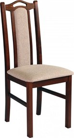 Nábytkáři ORFA BOSANOVA 9 (BOSS 9)- jídelní židle - ořech/ LÁTKA Č.4 - bílá káva*** - kolekce &quot;DRE&quot; (K150-E)