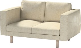 Potah na pohovku IKEA Norsborg 2-místná barva béžová látka lesklé, pletený vzor, vzorované