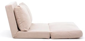Designová rozkládací pohovka Wandella 120 cm krémová