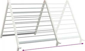 Sušák na vanu rozkládací 53–90 cm hliník 154602