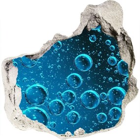 Wallmuralia Fototapeta díra na zeď Bubliny pod vodou 75x75 cm