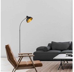Designová stojanová lampa Vasso 162 cm černá