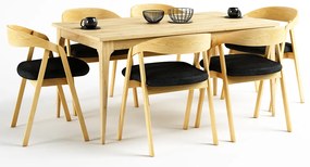 Jídelní stůl DONA | 160x90 cm | rozkládací | DUBOVÉ dřevo | VÝBĚR BAREV