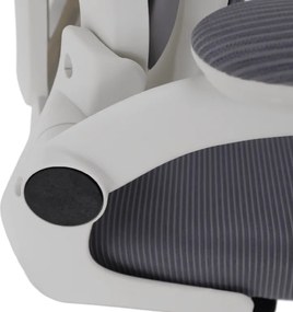 Ergonomická kancelářská židle IMPERIAL - šedá síťovina