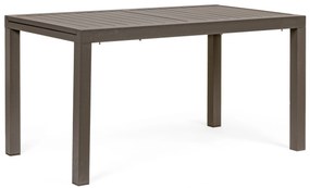 BIZZOTTO Rozkládací zahradní stůl HILDE 140x77 cm hnědý 0662980