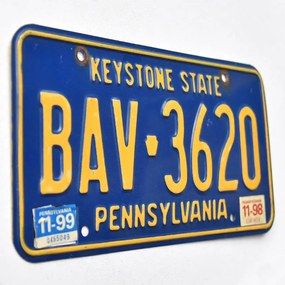 Americká SPZ Pennsylvania Keystone BAV-3620