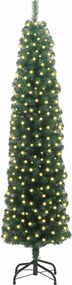 Umělý vánoční stromeček Zelená 180 cm PVC, ocel a plast 3394939