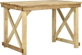 vidaXL Zahradní stůl 110 x 79 x 75 cm impregnované borové dřevo [318411]