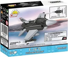 COBI 5941 Armed Forces F-16D Fighting Falcon (USA) / 1:300 / 54 kostek