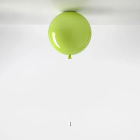 Skleněná svítidla Memory připomínající nafukovací balónky Barva: Zelená, Průměr: 250 mm, Sklo: Lesklé