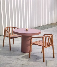 Betonový kulatý zahradní jídelní stůl ø 90 cm Aiguablava – Kave Home