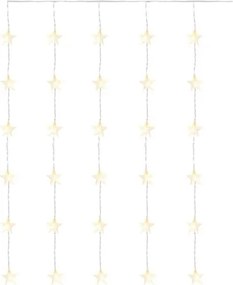 LED vánoční závěs EMOS DCGW01 ZY2263 hvězdy 120x90cm vnitřní použití teplá bílá s časovačem