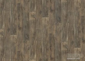 Breno PVC TOPTEX Texas Oak 620D – tmavě hnědé dřevo, šíře 500 cm